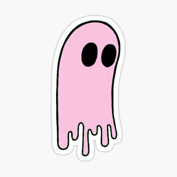 "pink ghost sticker" Sticker by francis785 | Redbubble