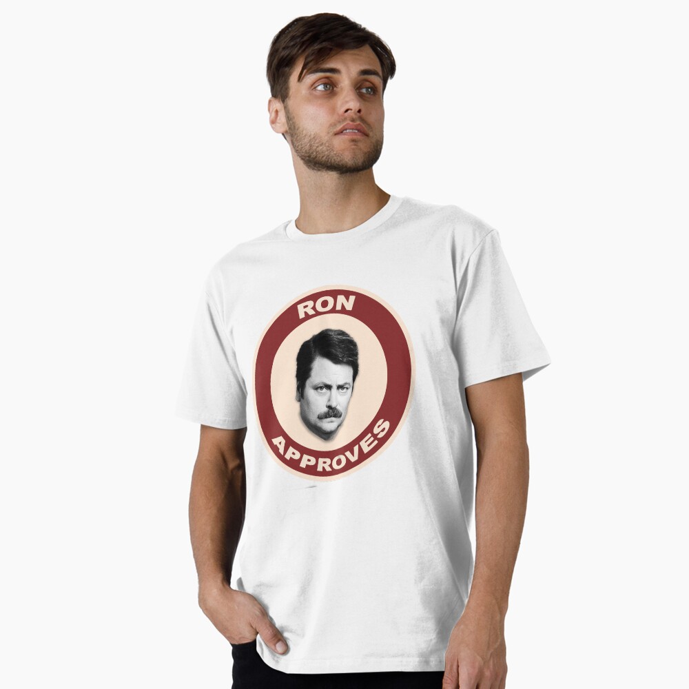 "Ron Approves - Parks and Recreation" Sticker for Sale by DuffinDavid24 ...