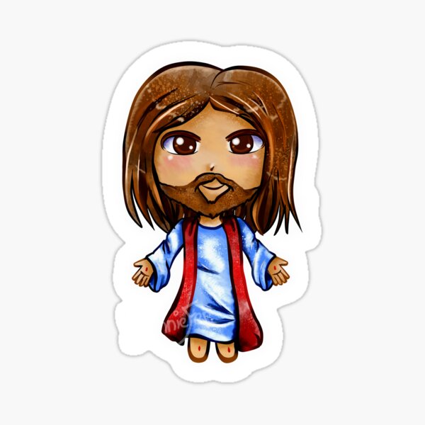 "Jesus Christ" Sticker for Sale by faithwalkers | Redbubble