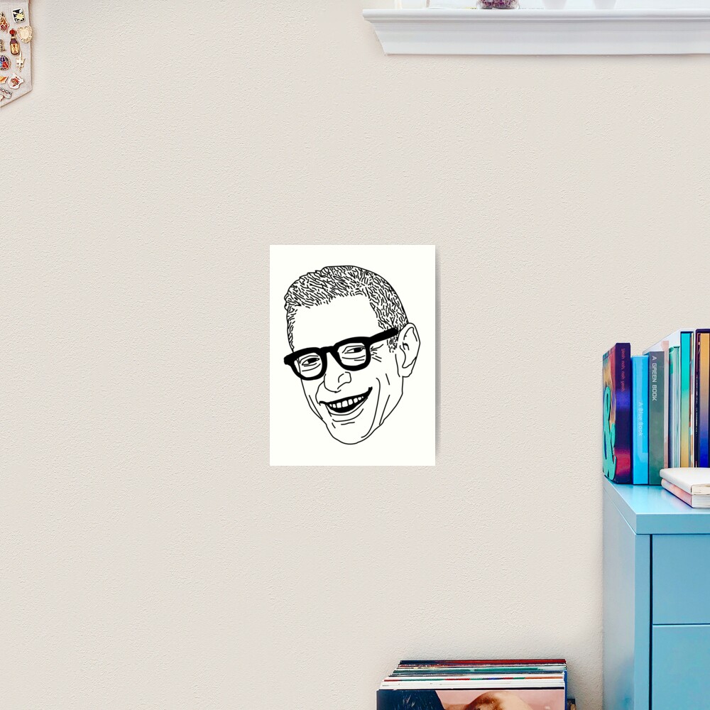 "Jeff Goldblum" Art Print for Sale by prestonsurdo | Redbubble