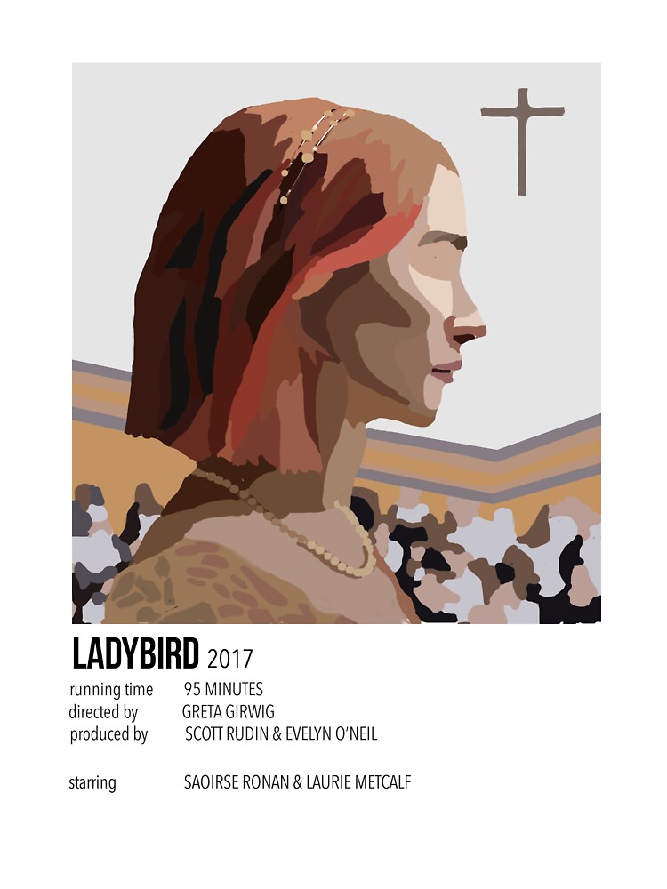 "Ladybird Illustration Polaroid Style Film Poster" Sticker by ...