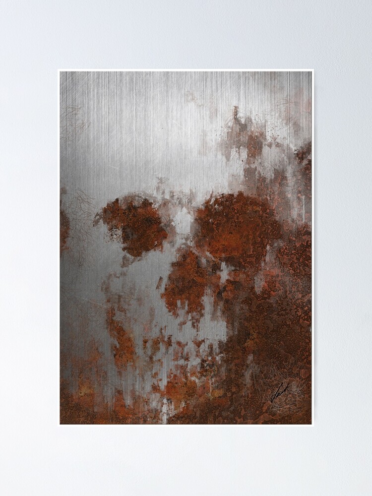 "Rust Skull by Vart. " Poster by vartstudio | Redbubble