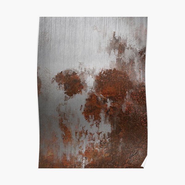 "Rust Skull by Vart. " Poster by vartstudio | Redbubble