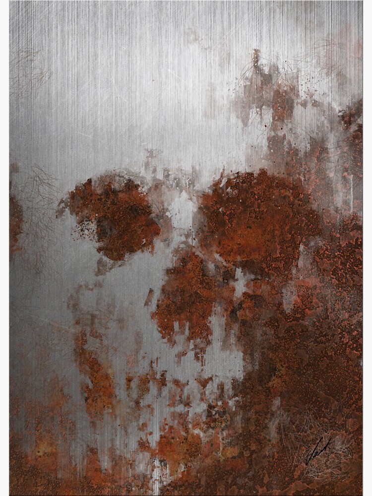 "Rust Skull by Vart. " Sticker for Sale by vartstudio | Redbubble