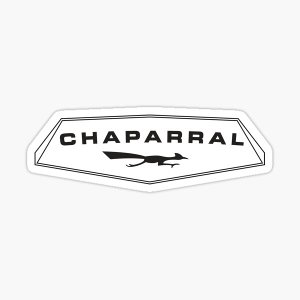 "Chaparral Can Am logo 1966 - line" Sticker for Sale by retropetrol ...