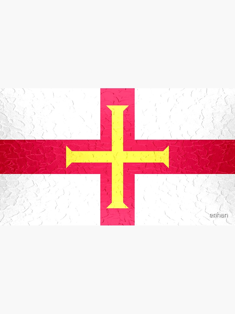 "Guernsey Flag" Sticker for Sale by enhan | Redbubble