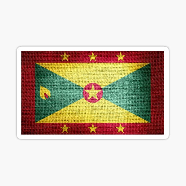 "Grenada Flag " Sticker by enhan | Redbubble