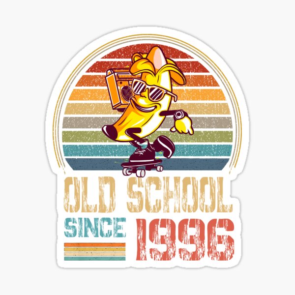 "Skateboarding Birthday Gift - Skater Legendary Since 1996" Sticker by ...