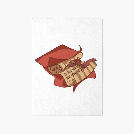 "Howler Magical Angry Letter" Art Board Print for Sale by eli3-ot ...