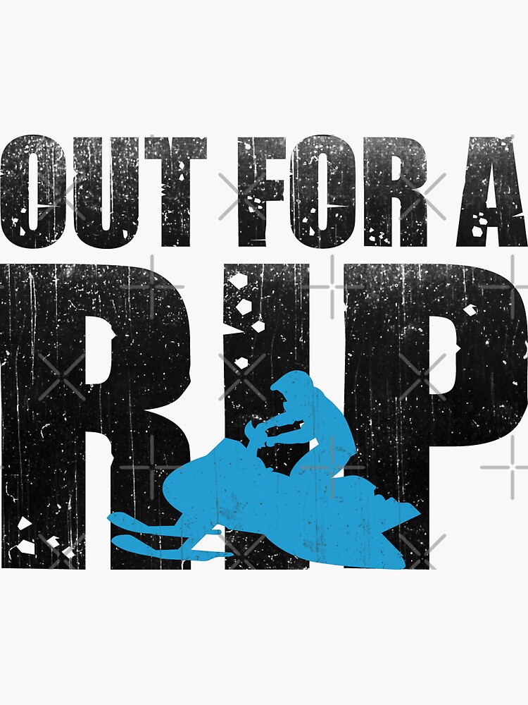" Out For A Rip 2 " Sticker for Sale by sunilbelidon | Redbubble
