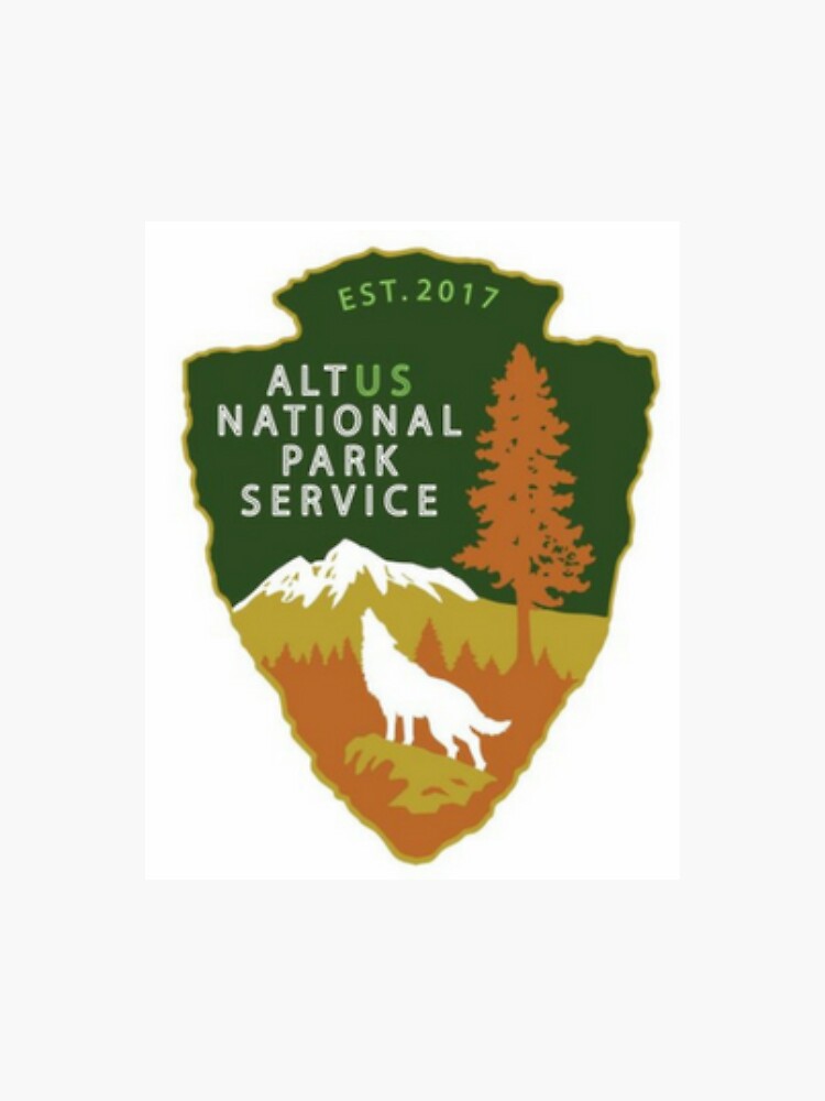 "ALT National Parks Logo Resist!" Sticker for Sale by mbarry628 | Redbubble