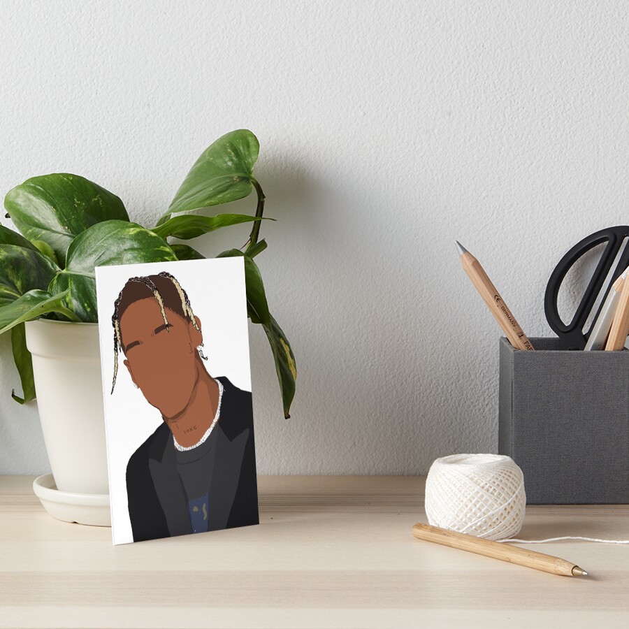 "Travis Scott" Art Board Print by elizabeth0126 | Redbubble