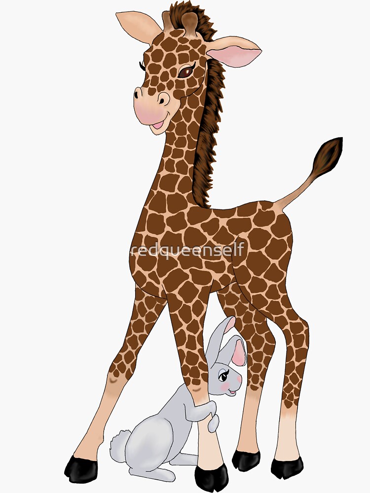 "Friends Come In All Shapes And Sizes" Sticker by redqueenself | Redbubble
