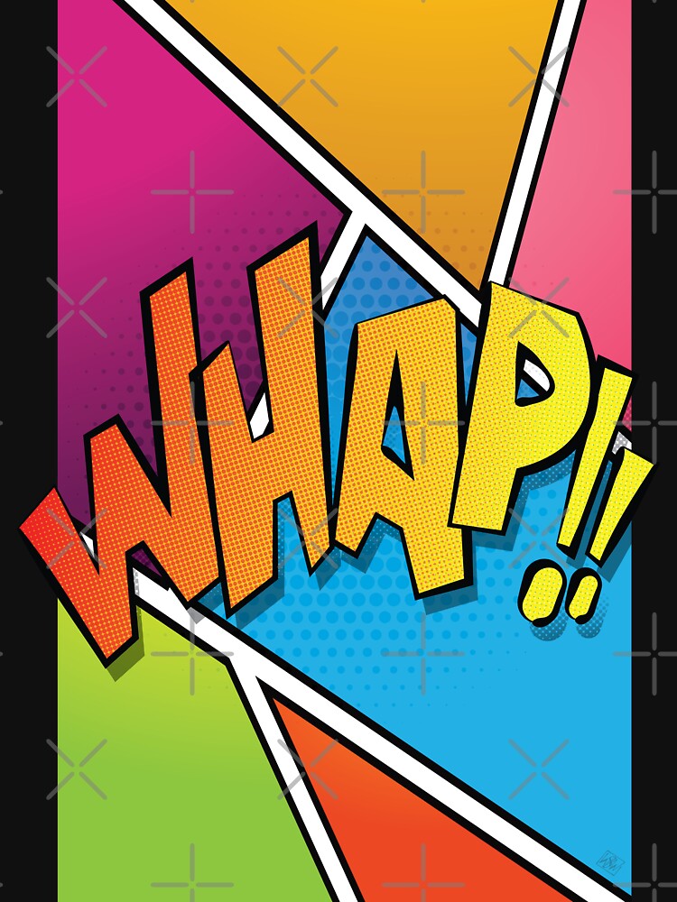 "Comics - Whap!" T-shirt for Sale by 4rtym0u5e | Redbubble | graphics t ...
