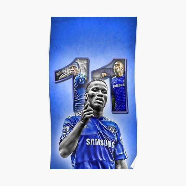 "Wallpaper Didier Drogba Art" Poster for Sale by opiknurdin | Redbubble