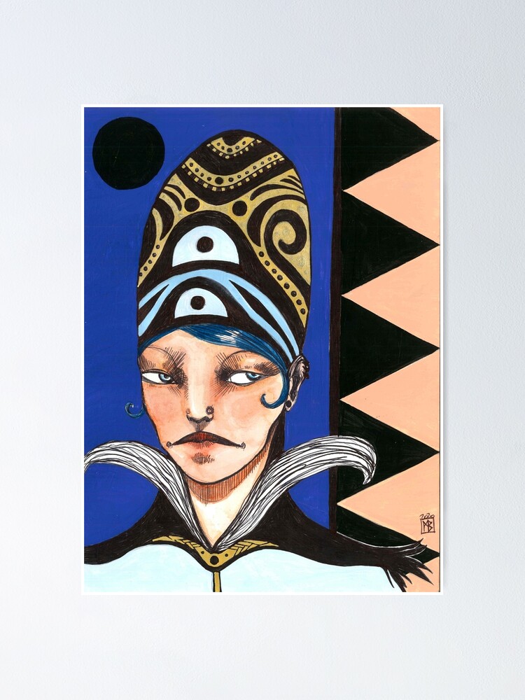 "Tribute to Moebius" Poster by MariaBressan | Redbubble