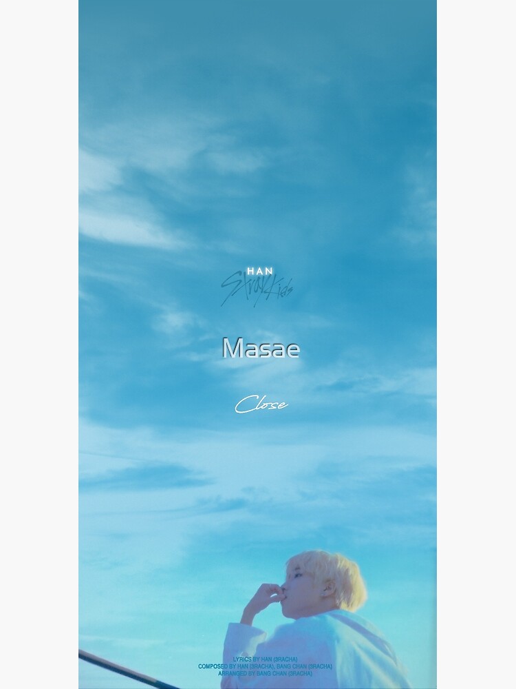 "Stray Kids HAN Close" Art Print for Sale by Masae | Redbubble