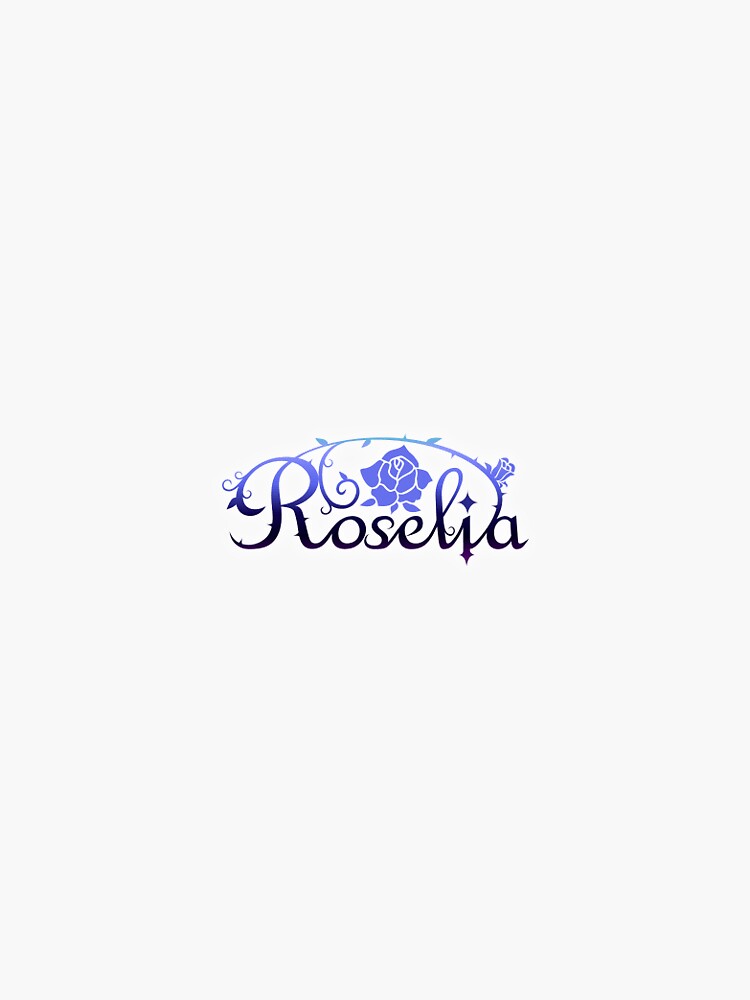 "Roselia Logo" Sticker for Sale by Hotaruuu2 | Redbubble