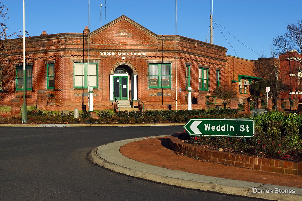 "Weddin Shire Council at Grenfell" by Darren Stones | Redbubble