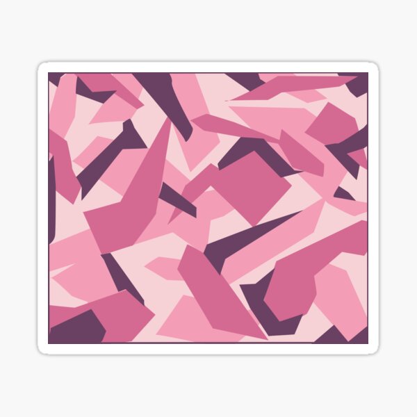 "Light Pink Camouflage " Sticker for Sale by thegreatunfound | Redbubble
