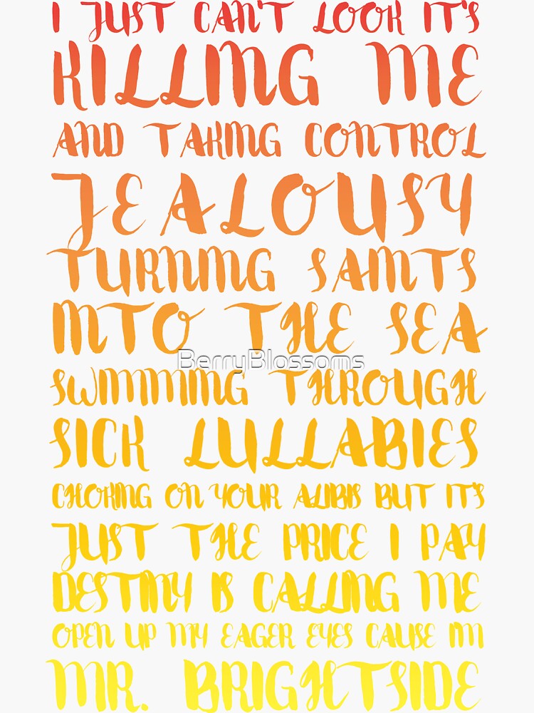 "mrb sun" Sticker by BerryBlossoms | Redbubble