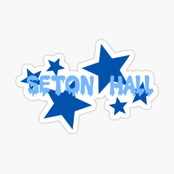 "seton hall drip" Sticker by allieandnora | Redbubble