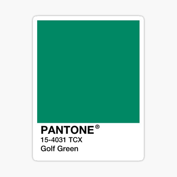Pantone Forest Green Stickers | Redbubble
