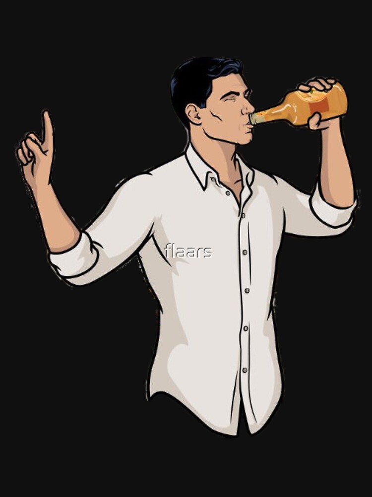 "Archer drinking" Active T-Shirt for Sale by flaars | Redbubble