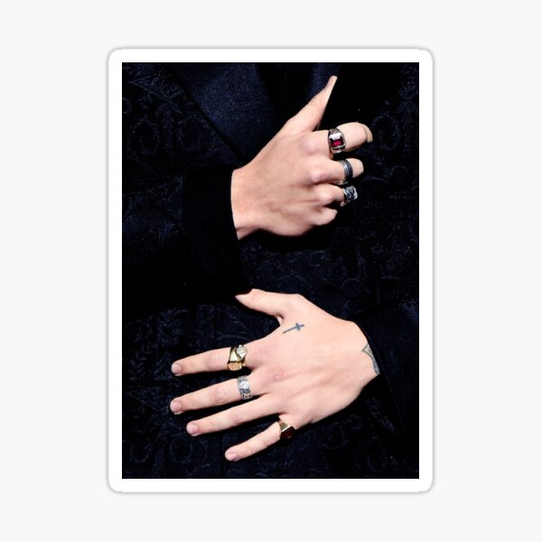 "Harry Styles Hands" Sticker for Sale by rileybacher | Redbubble