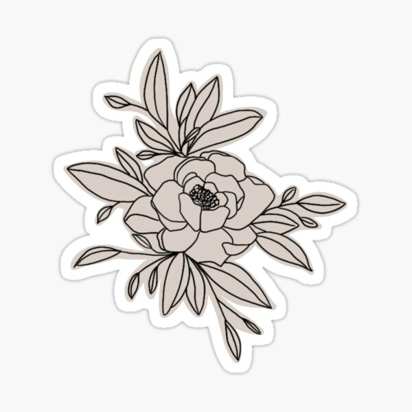 "Flower" Sticker for Sale by makennabrand | Redbubble