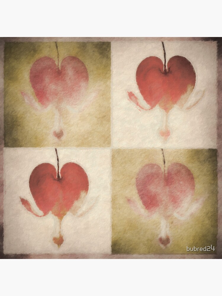 "Bleeding Heart Abstract" Art Print for Sale by bubred24 | Redbubble