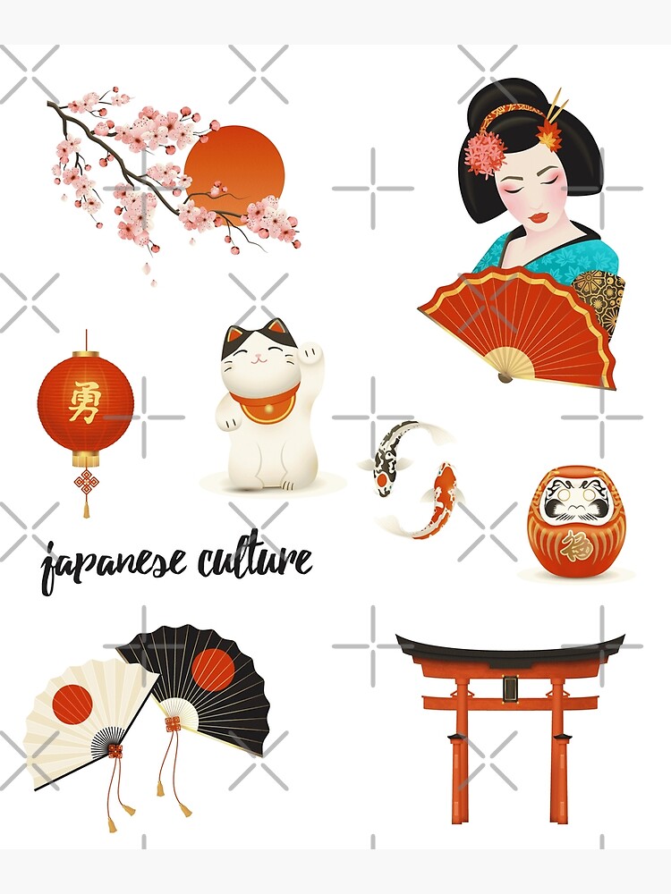"JAPANESE CULTURE" Poster by GLOW BUYGLOW | Redbubble