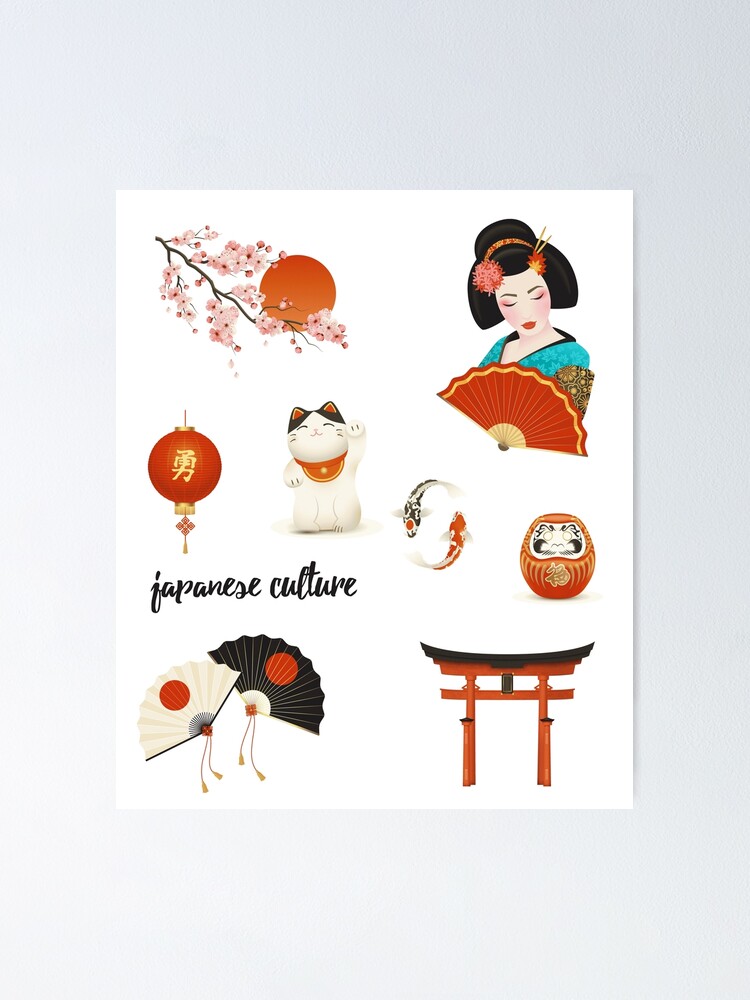 "JAPANESE CULTURE" Poster by GLOW BUYGLOW | Redbubble
