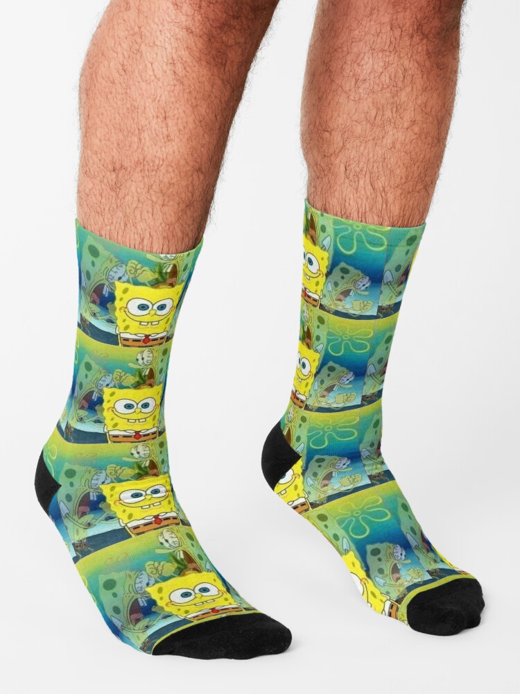 "Spongebob Rage Reaction Meme" Socks for Sale by debracornell97 | Redbubble
