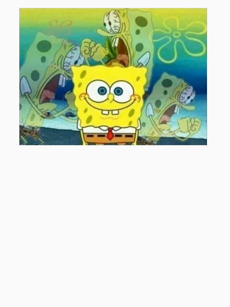 "Spongebob Rage Reaction Meme" T-shirt for Sale by debracornell97 ...