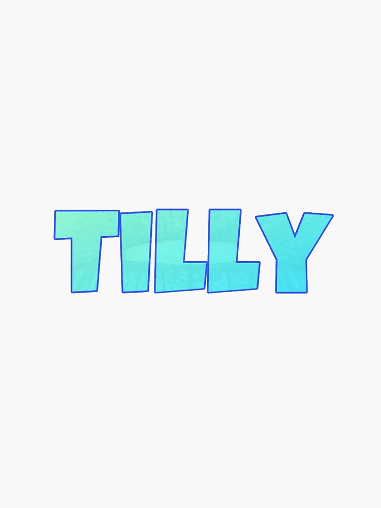 "Tilly" Sticker for Sale by Livrandel09 | Redbubble