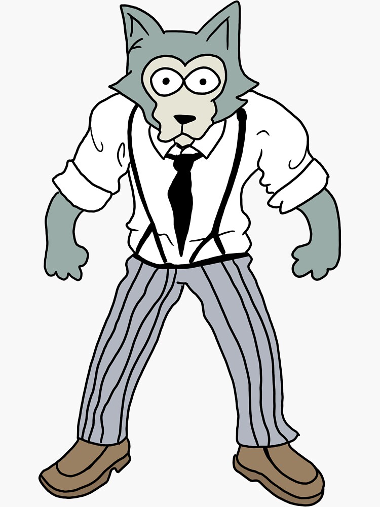 "goofy legoshi " Sticker for Sale by bagel-bite | Redbubble