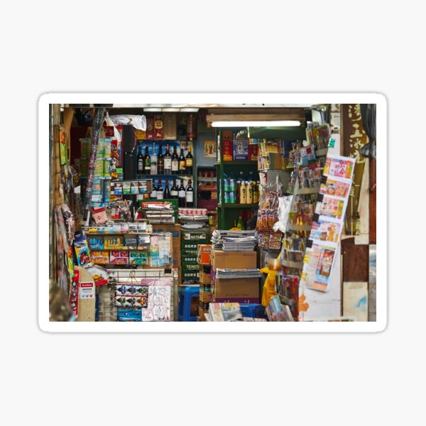 "Penang Grocery Store." Sticker for Sale by belfastlough | Redbubble