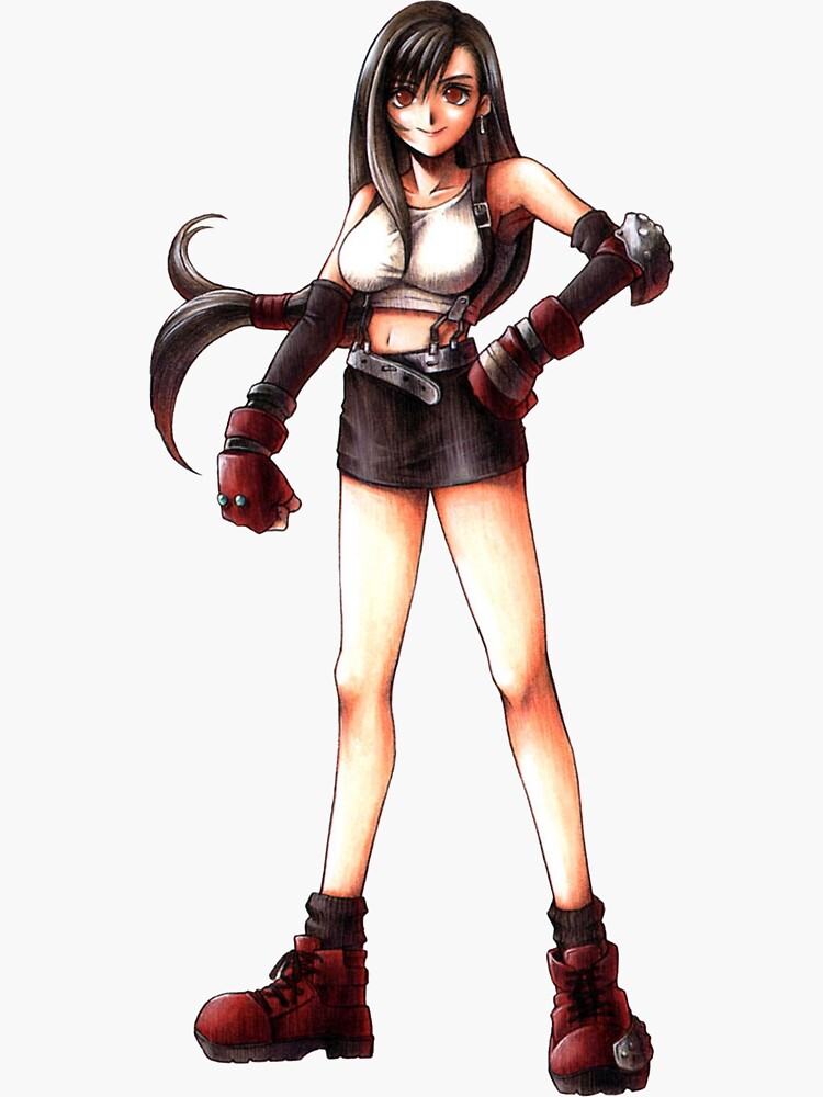 "Final Fantasy VII - Tifa" Sticker for Sale by thethirddriv3r | Redbubble
