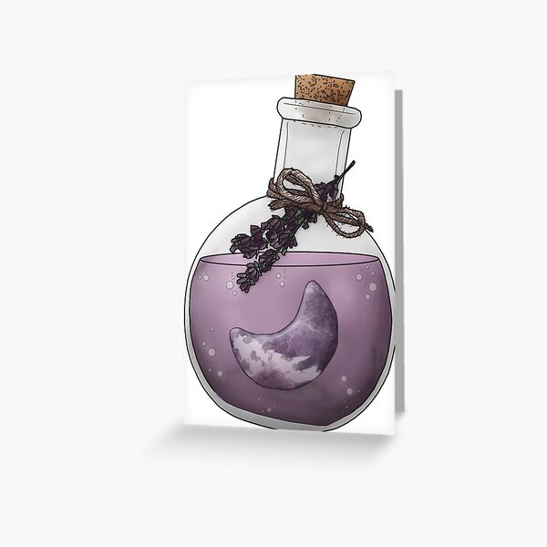 "Potion of Sleep - Fantasy Potion Bottle" Greeting Card for Sale by ...