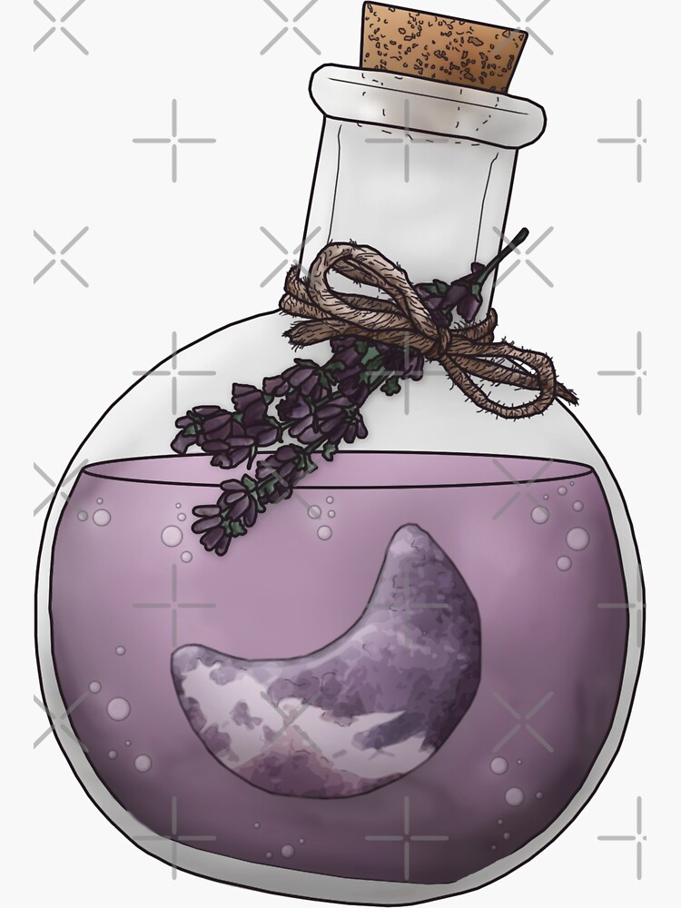 "Potion of Sleep - Fantasy Potion Bottle" Sticker for Sale by ...