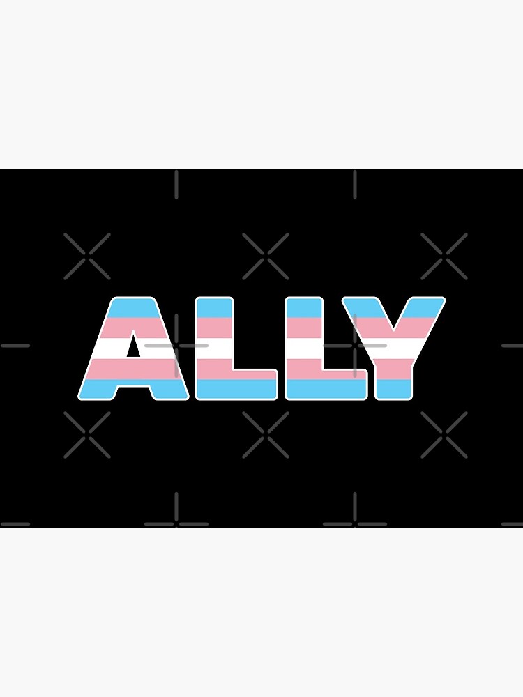 "Transgender Ally Trans Rights" Mask for Sale by creativecurly | Redbubble