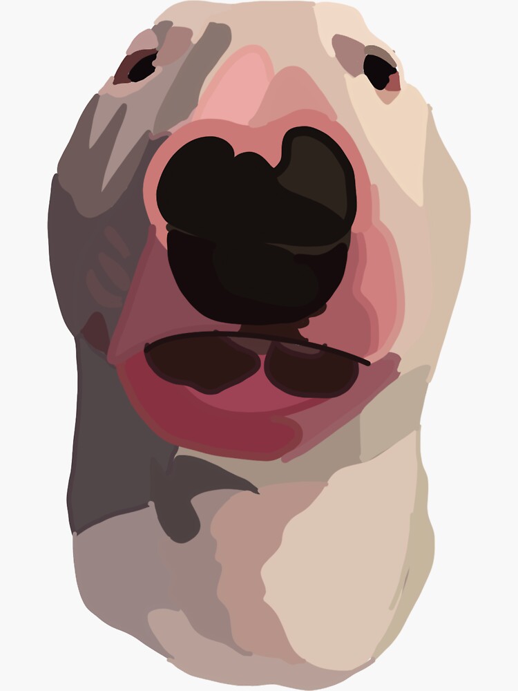 "walter the dog" Sticker by francescaguar | Redbubble