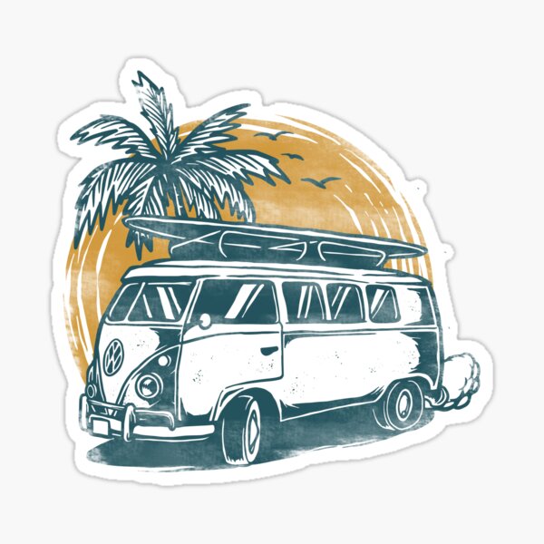 Stickers sur le thème Vw Combi | Redbubble