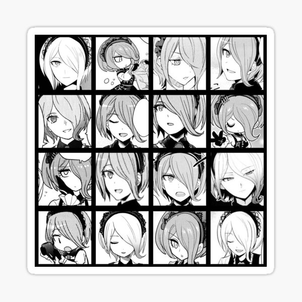 "Kirumi Manga Collection" Sticker for Sale by Attic-Worms | Redbubble