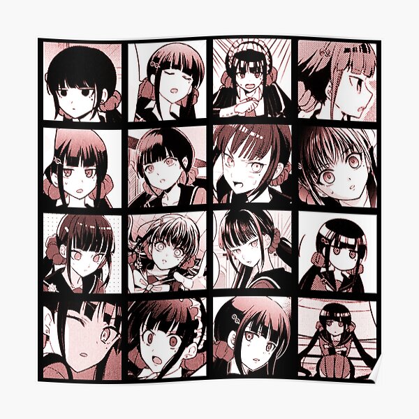 "Maki Manga Collection (Colored)" Poster by Attic-Worms | Redbubble