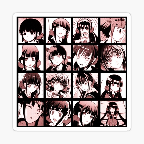 "Maki Manga Collection (Colored)" Sticker for Sale by Attic-Worms ...