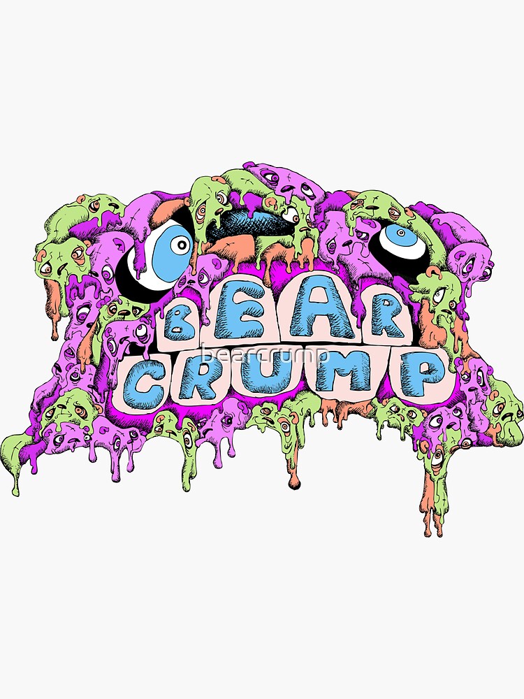 "bear crump logo" Sticker for Sale by bearcrump | Redbubble