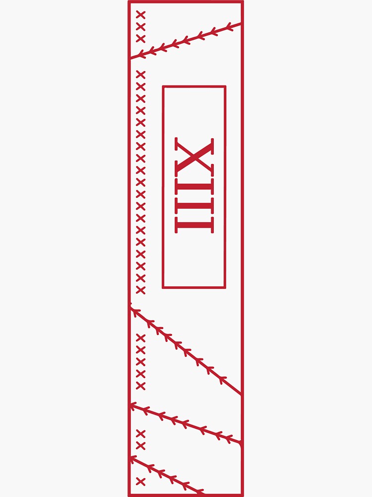 "Anime Design - 13 Stitches" Sticker for Sale by officialA2M | Redbubble