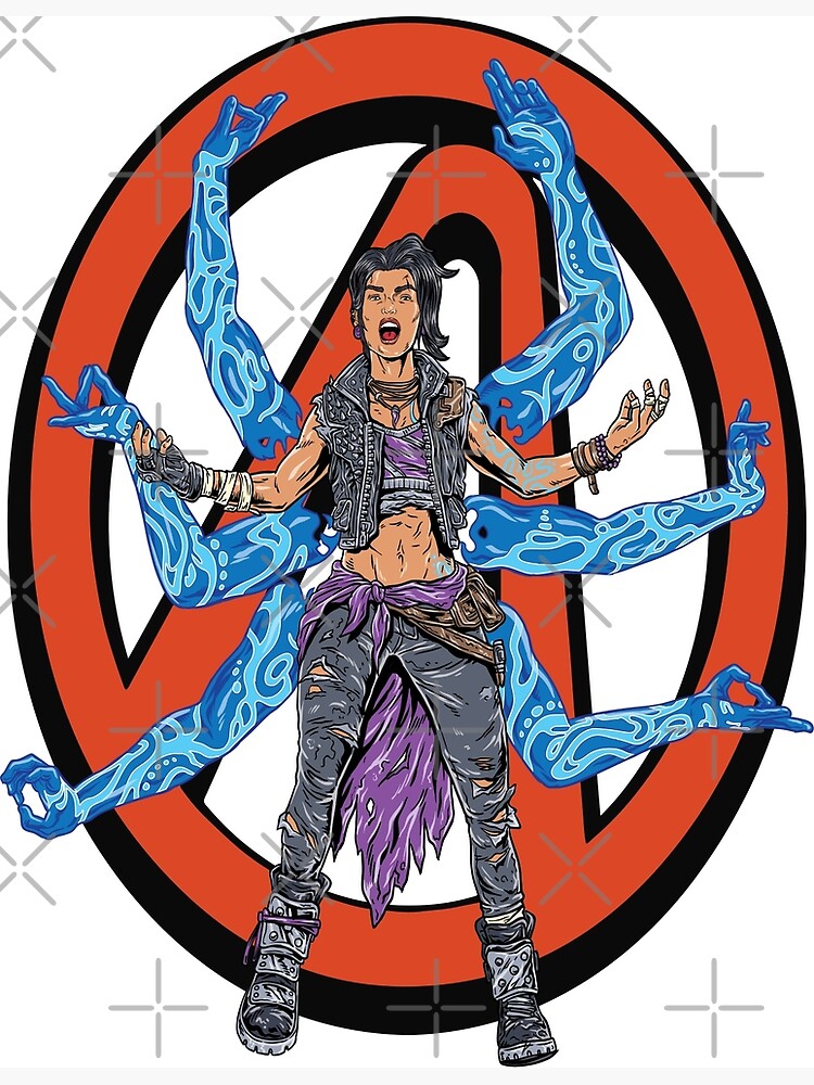 "Amara The Siren Borderlands Vault Symbol The Tiger of Partali" Poster ...